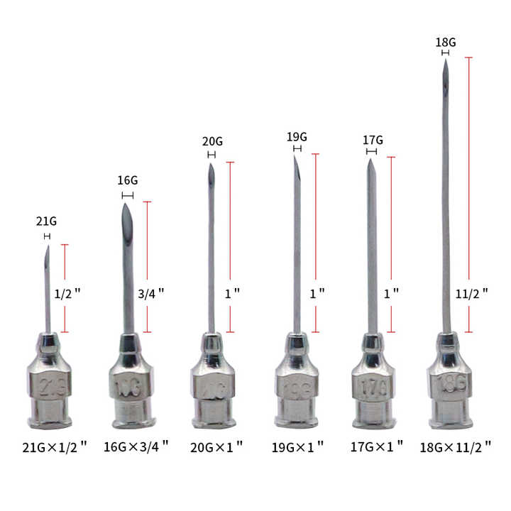 Livestock Equipment Cow Sheep Pig Injection Needles Stainless Steel ...