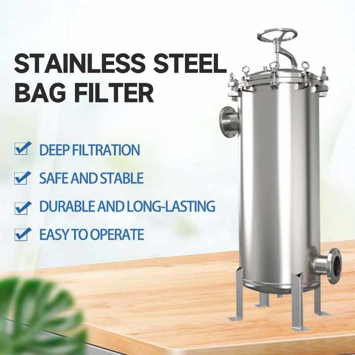 Bag Filter Stainless Steel Water and Oil Filter for Industry High ...