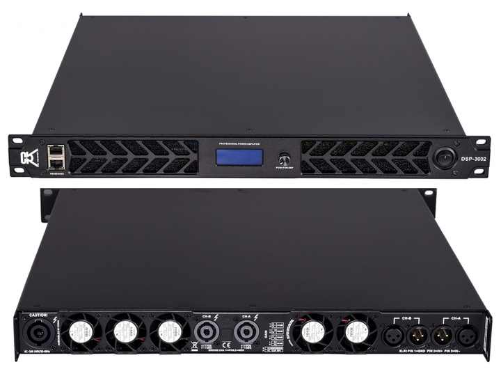 Cvr Power Amplifier 3002 - Professional 2 Channel Amp