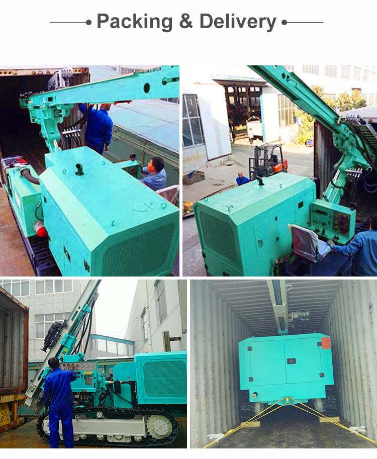 HFPV-1 Hydraulic Pile Driver Ground Spiral Drilling Solar Pile Driver ...