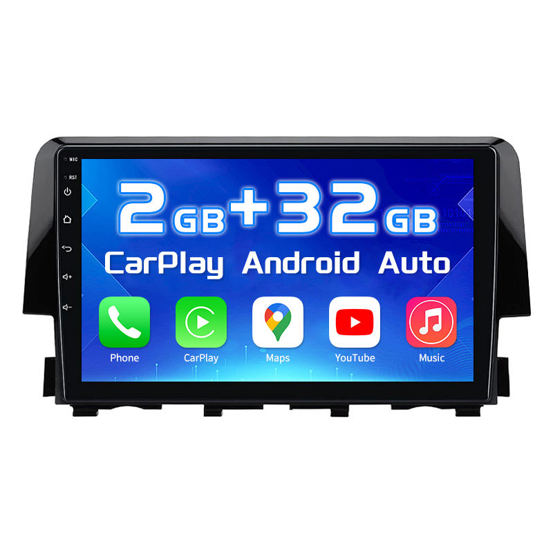 ROTISS Car Touch Screen - Android Radio with GPS & Carplay