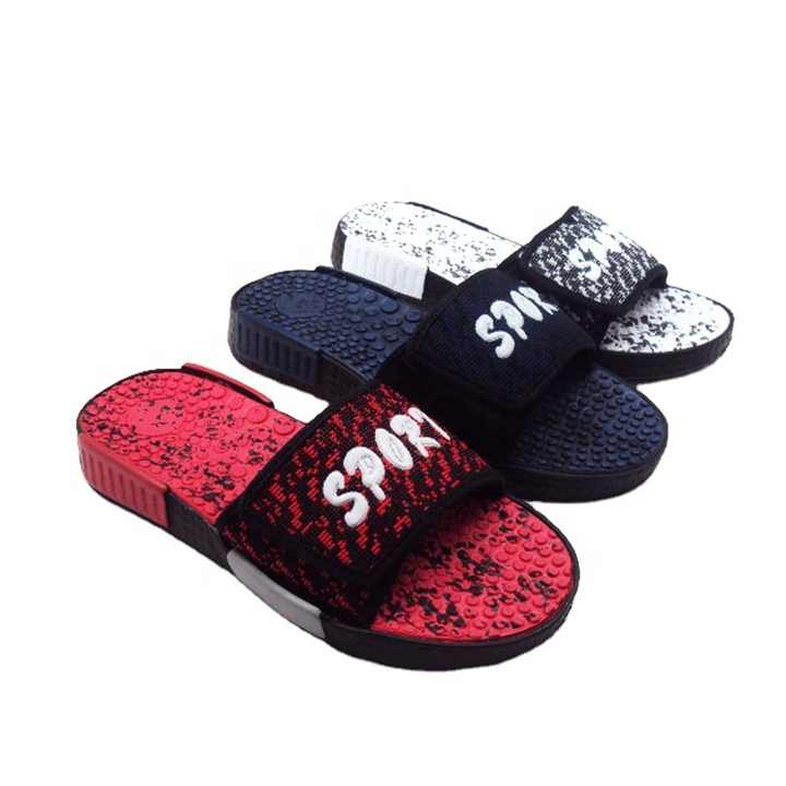 Eva Injection Fabric Slides Sandals for Men - Durable & Stylish