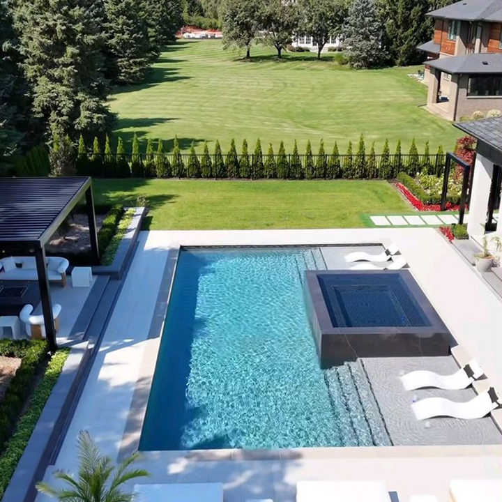 Outdoor Inground 15 Meter Swimming Pool Spa jacuzzi Diving Ground ...