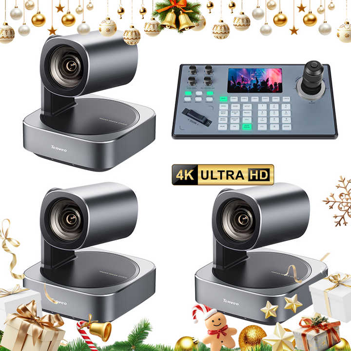 Tenveo 4K PTZ Camera & Controller - Ideal for Video Collaboration