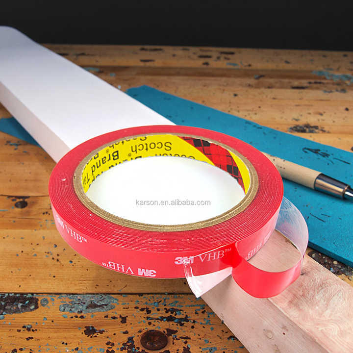 3M 4910 VHB Transparent High-Viscosity Acrylic Foam Double-Sided Adhesive Tape Long-Lasting and ...