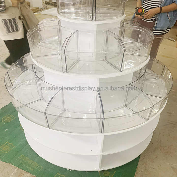 Shop Our Supermarket Island Display Shelf with PET Bins