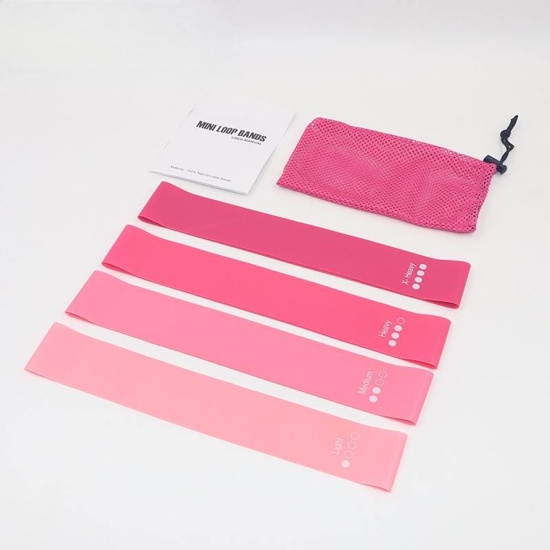 Stretch Portable Exercise Loop Bands TPE Elastic Fitness Resistance ...