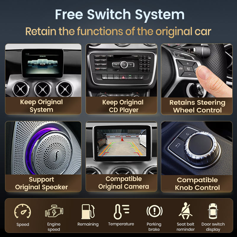 Junsun Wireless Carplay Android Auto Module Box for MBNTG5.0