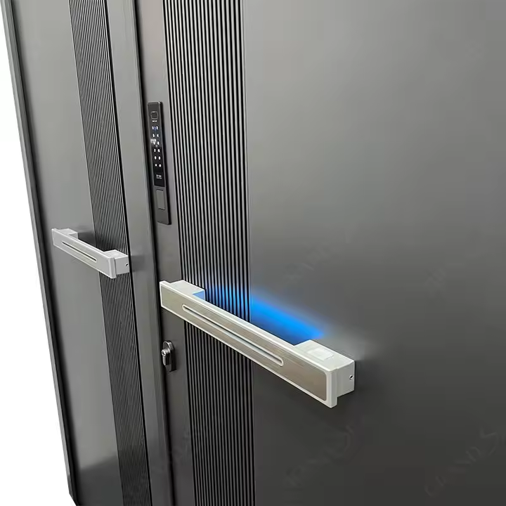 American Backyard External Electric Smart Lock House Modern Aluminum ...