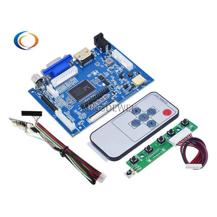 Pcb800099-v.9 Tft Lcd Driver Ttl 50pin Lvds 30pin Interface Universal ...