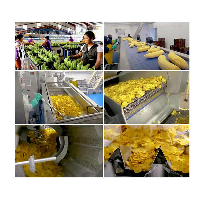 YUMAI 19 Year Factory Direct Full Automatic Banana Chips Making Machine ...
