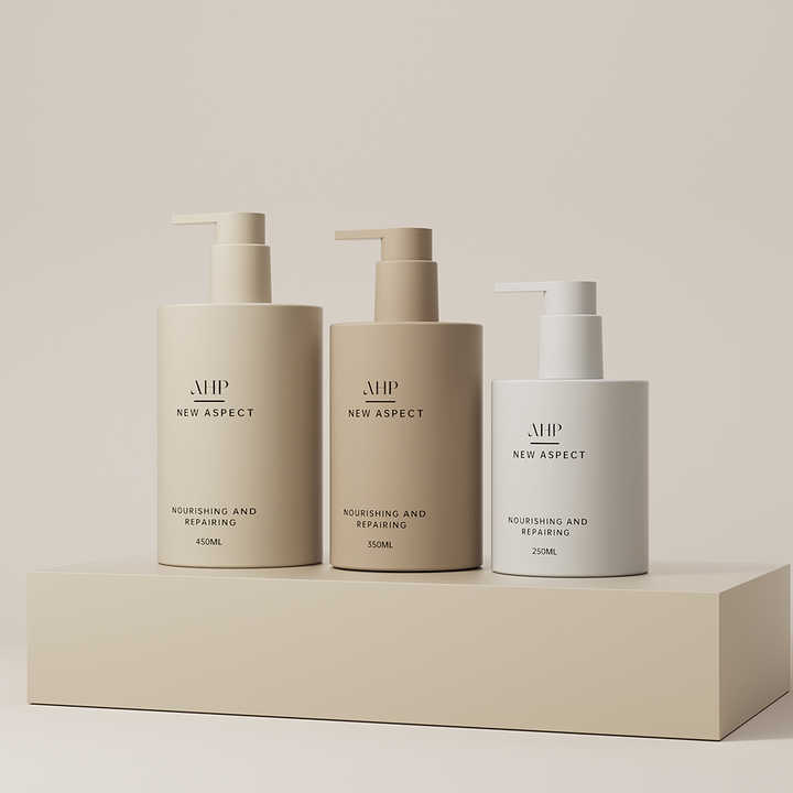 Luxury Cosmetic Bottles - Elegant PET Hair Care Containers