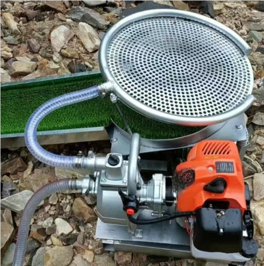 Portable River Gold Panning Machine Gasoline Mini Gold Washing Machine ...