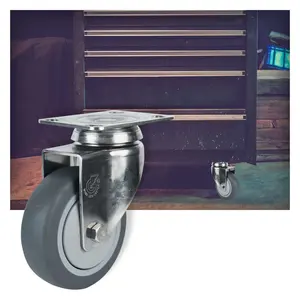 Wholesale trolley wheel with stopper Designed For Quiet And Clean ...