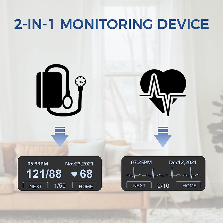 Checkme BP2 Blood Pressure Monitor with ECG - Smart & Portable