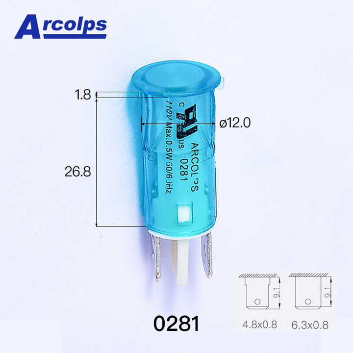 12V DC Power Supply Industrial Automation LED Indicator Light Red with ...