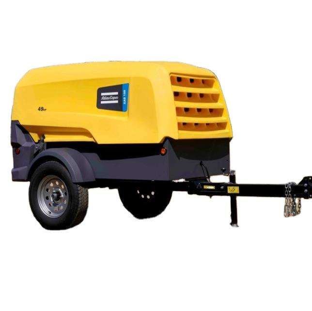Portable Screw Air Compressors XAS188 Portable Small Mobile air ...