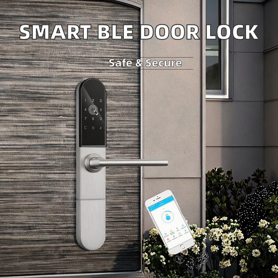 Chenzhuo YF03S BLE WiFi Smart Door Lock RFID Digital Code Key/Card ...