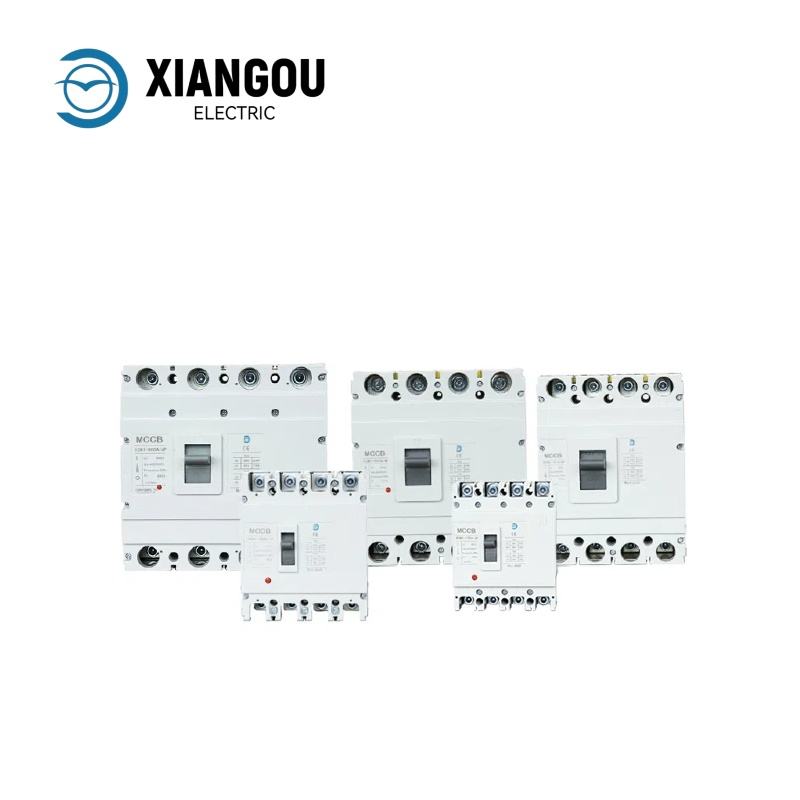 XIANGOU CM1 Safe MCCB 4P 125A-1250A Motor Protection Low Voltage Electric AC DC Molded Case ...