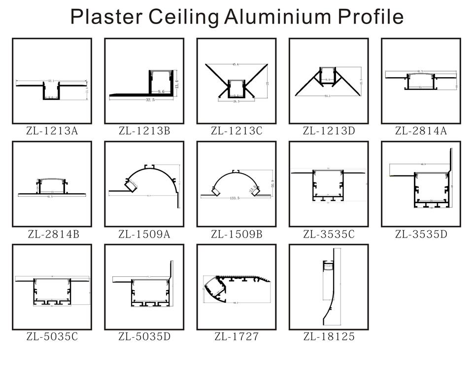High Quality Profile Light Led Aluminum Channel Housing Shell 6063-T5 ...