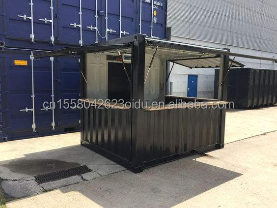 10ft Mini Pop-up Shop Container Kiosk for Coffee, Fast Food, and ...