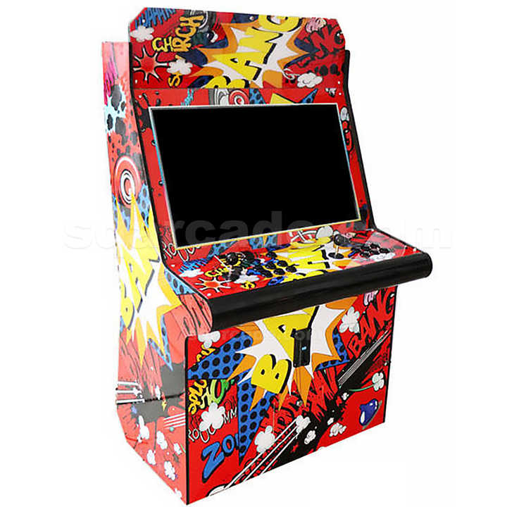 Coin Operated 19 Inch Video Classic Arcade Game Cabinet Joystick Board ...