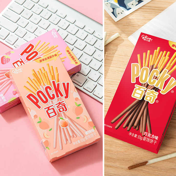 Pocky Biscuit Stick 55g - Glucose & Chocolate Flavors, Sweet & Spicy ...