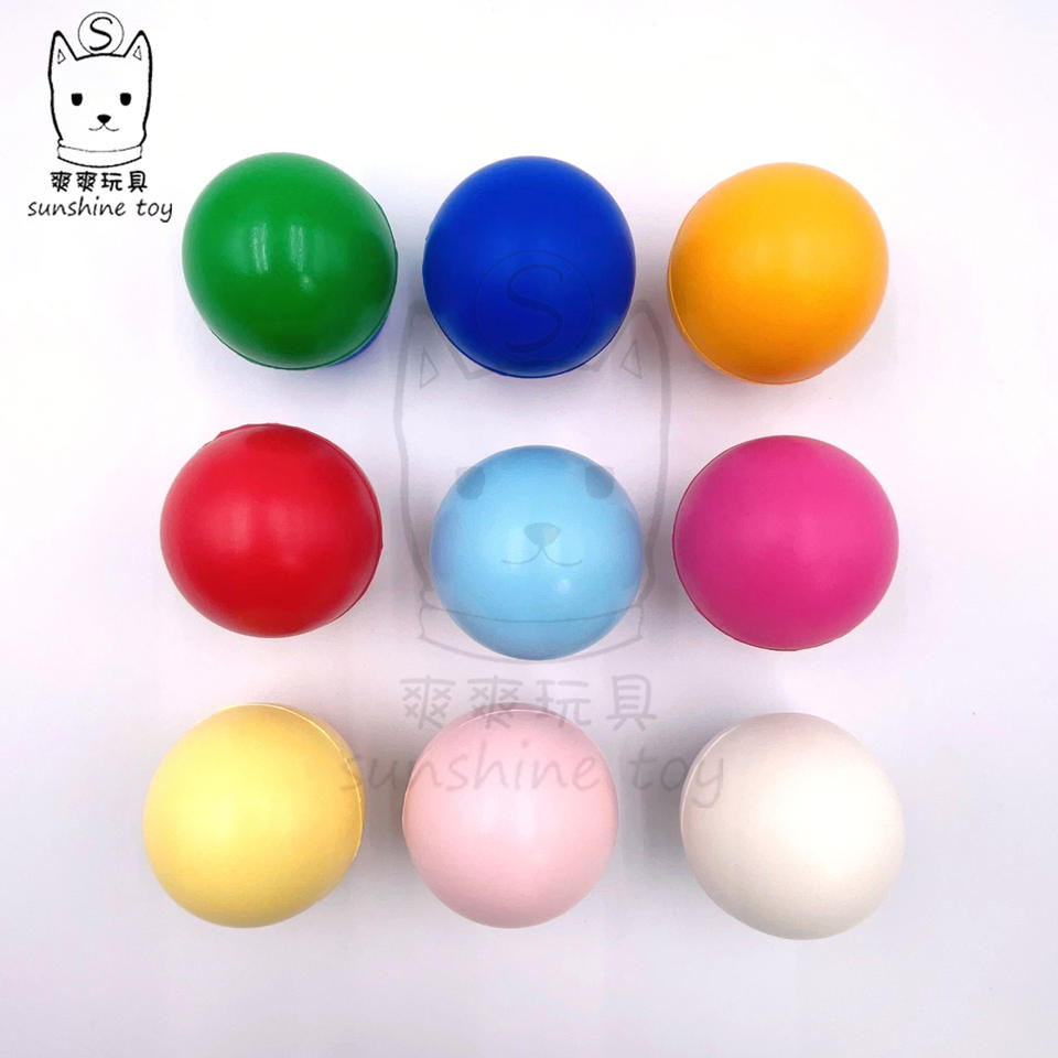 For Explosions 40mm Foam Sponge PU Stress Ball Children's Grip Squeeze ...