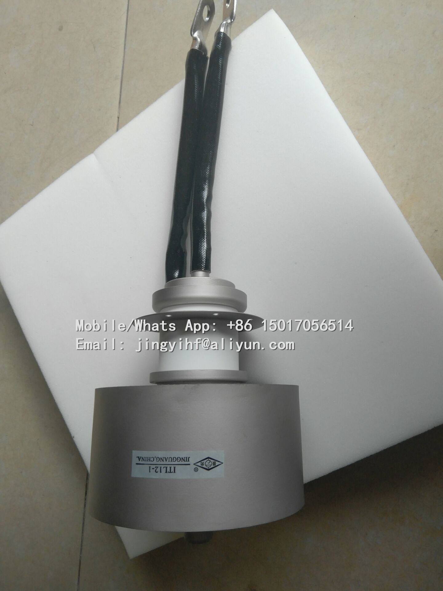 High-frequency tube ITL 12-1 air-cooled triode EIMAC oscillator tube ...