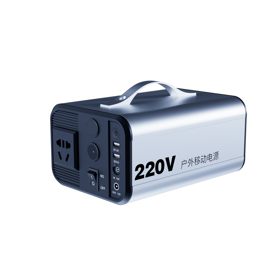 Portable Power Station 200W Solar Generator Outdoor Power Supply Small ...