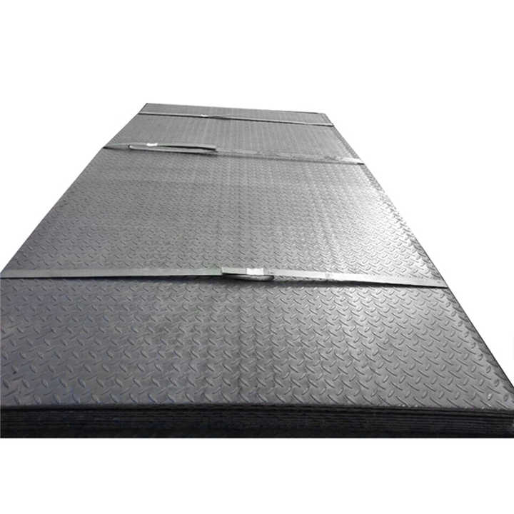 S235 Patterned Steel Plate 4.5 mm Anti-slip Ms Lightweight Steel ...