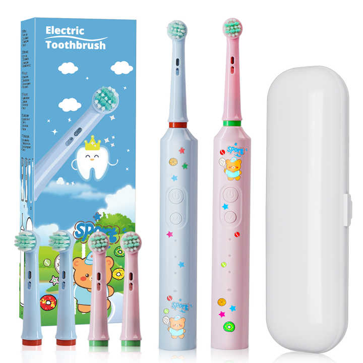DIY Electric Toothbrush for Kids Hot Sell Waterproof IPX7 with Medium ...