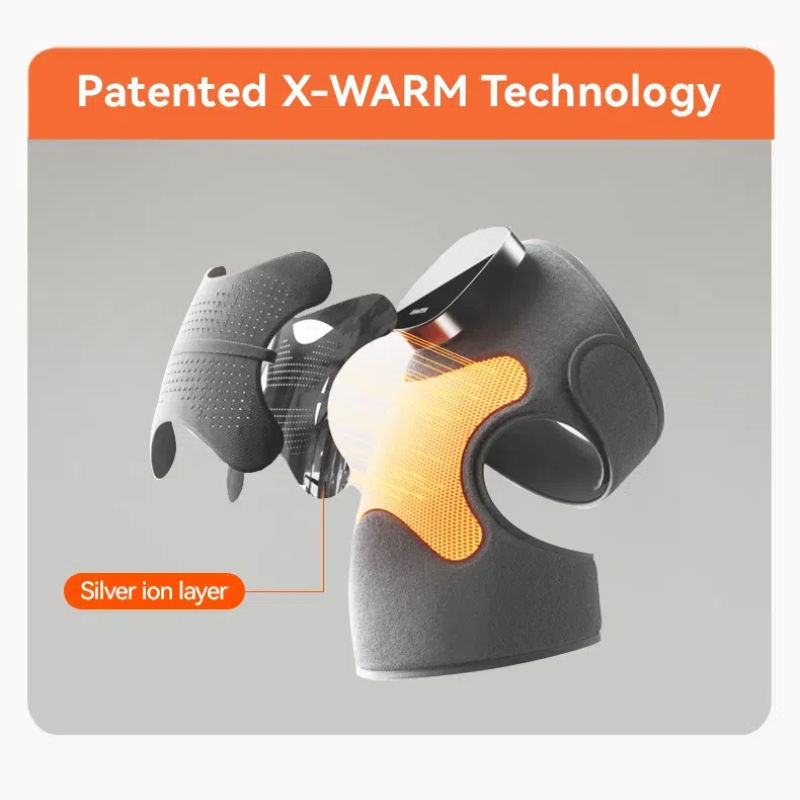 Portable Wireless X-WARM Hot Compress 3-in-1 Knee Wrap with Adjustable ...