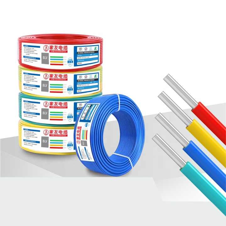 Solid Core Electrical Cable for House Building Single Core Aluminum PVC ...