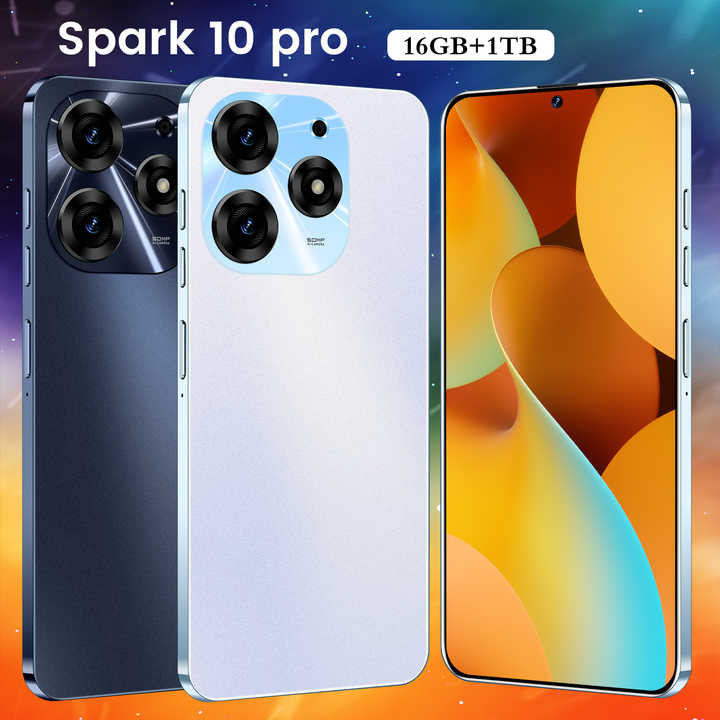 Original Spark 10 Pro MAX Smartphones with 16GB+512GB