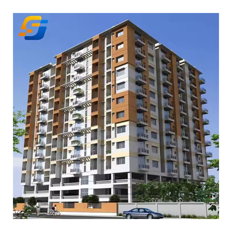 Insulated Prefabricated Multi-Storey Steel Frame Structure Warehouse ...