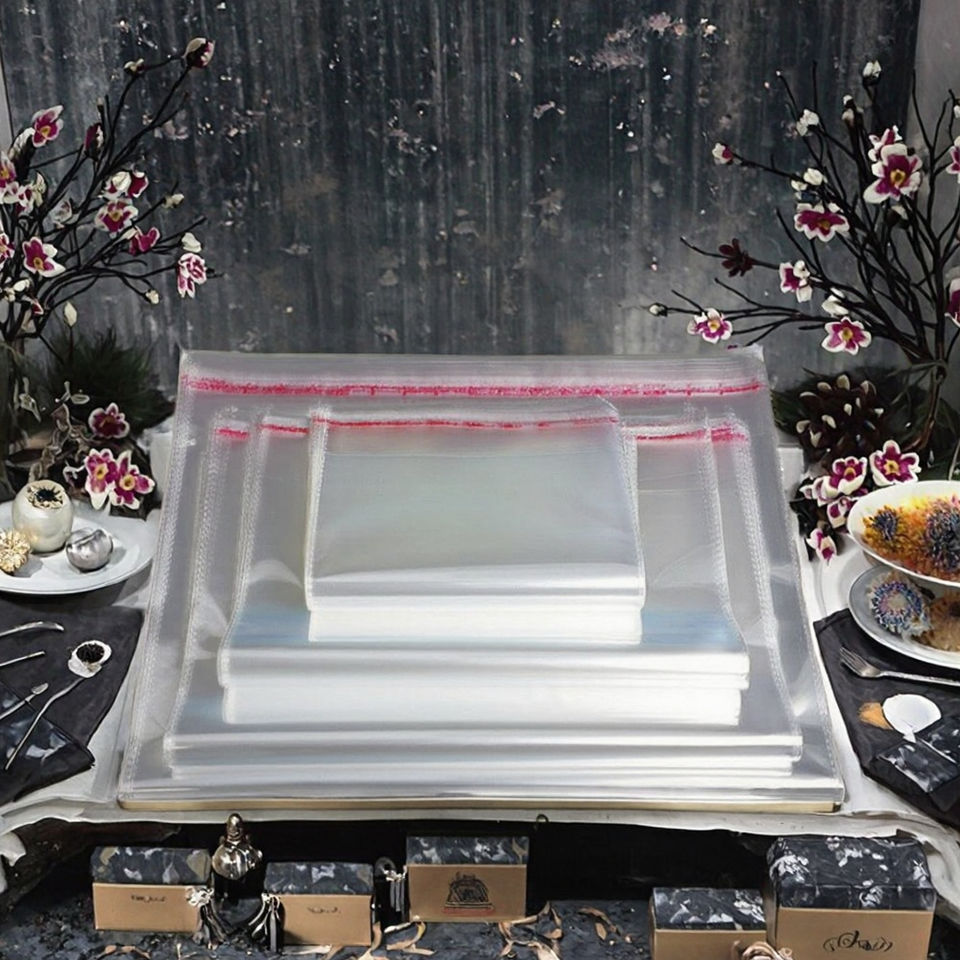Customized Transparent PP OPP Plastic Bags with Self Adhesive ...