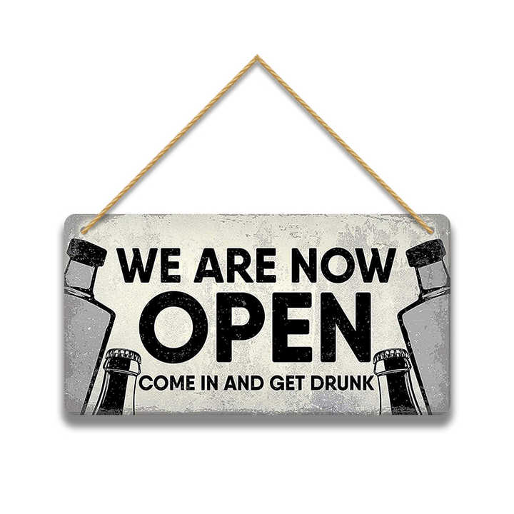 Personalized Retro 25*13 cm MDF Plaque Decor UV Printed Wooden Sign for ...