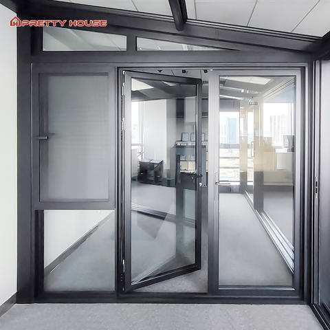 Exterior Balcony Bifold Windows Soundproof Accordion Sliding Glass ...