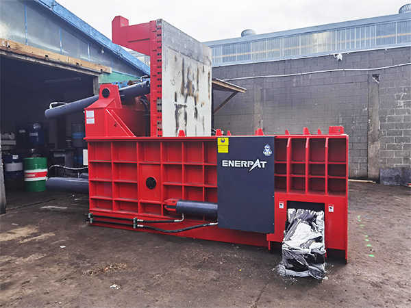 ENERPAT Lid Style Automatic Baler Horizontal Scrap Metal Baling Machine ...