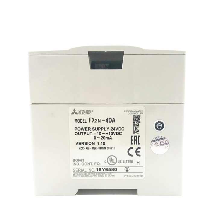 Micro Programmable Logic Controller Mitsubishi FX2N 4AD PT PLC Analog ...