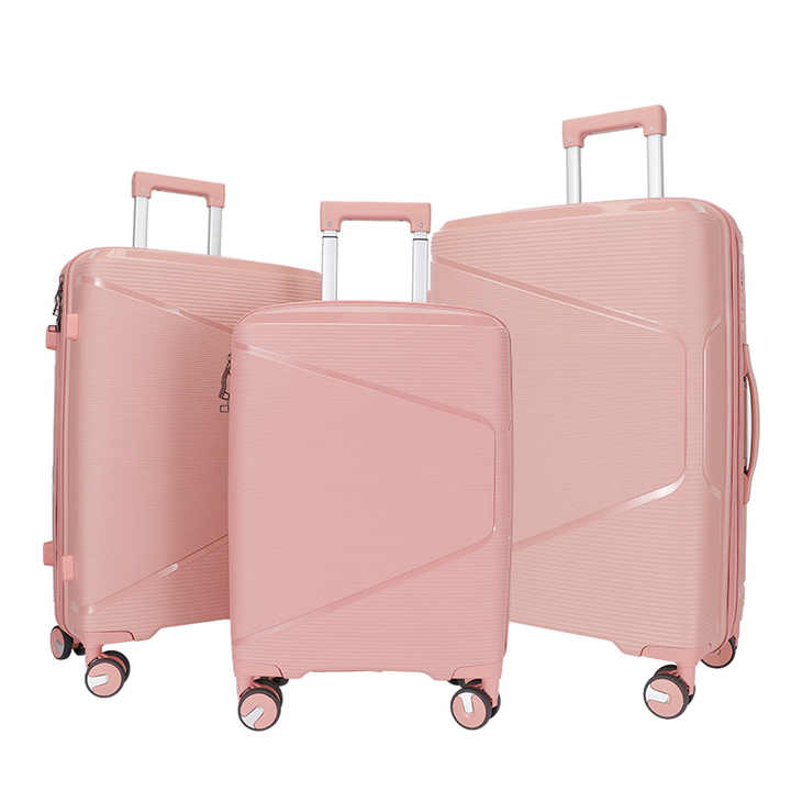 OMASKA Custom Logo PP Suitcase - 20 24 28 Inch Luggage Set