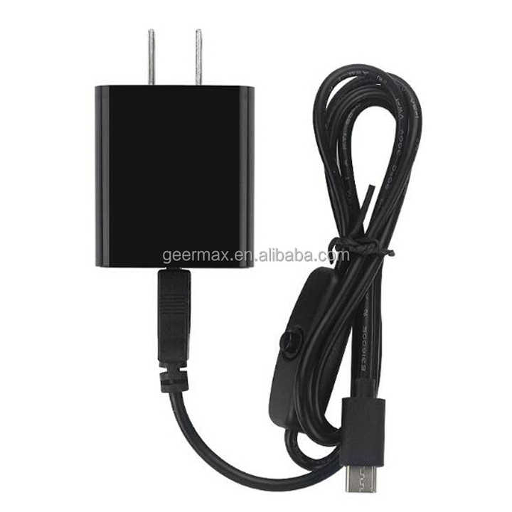 Raspberry Pi 4 Model B 5V 3A Power Supply Type C US EU Switch Split ...