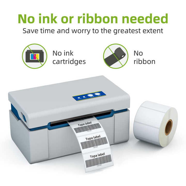 Shipping Labels 2inch 50mmx30mm Thermal Paper Label Rolls Barcode ...
