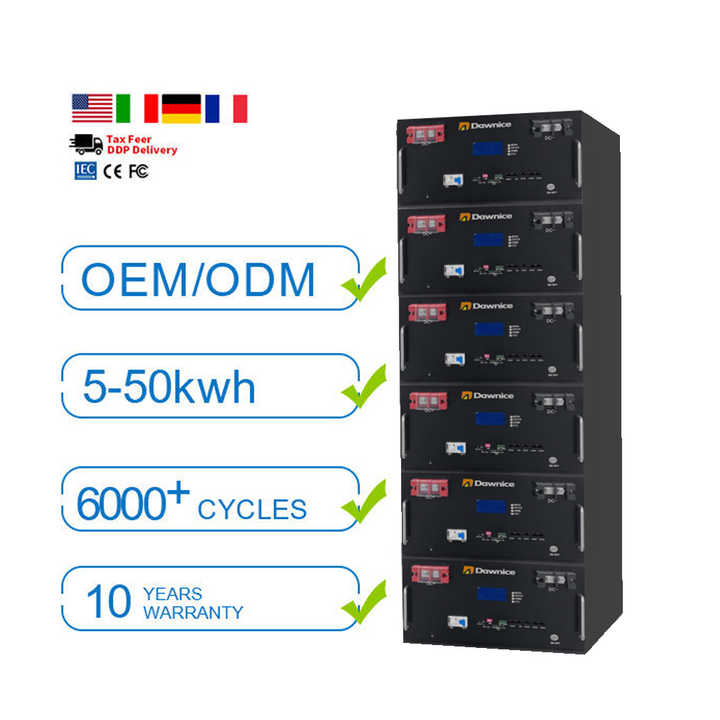 Best Server Rack 15KWh 51.2V 300ah 100Ah Lifepo4 Lithium Ion Batteries ...