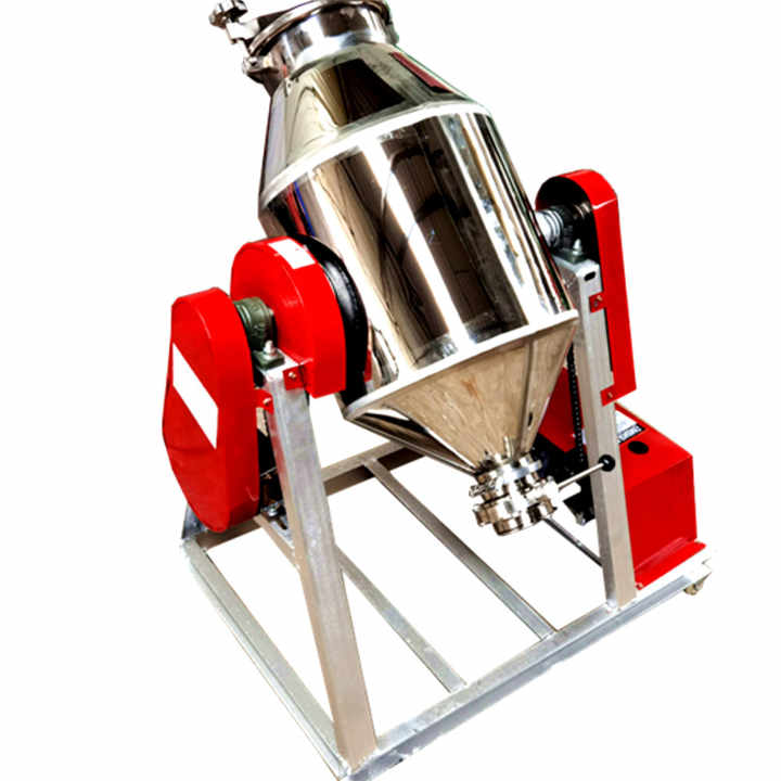 Stainless Steel Food Drum Mixer - 50KG to 100KG Capacity