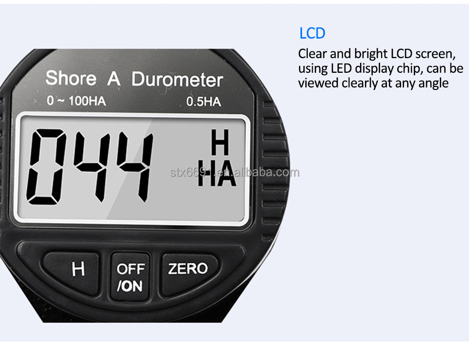 Digital Hardness Tester Shore Durometer 0-100 A/C/D Durometer For ...