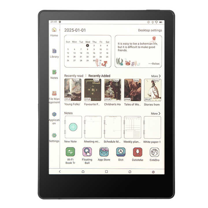 M8C 7.8-Inch Color EInk Screen Android 14 Digital Ebook Reader Notepad ...