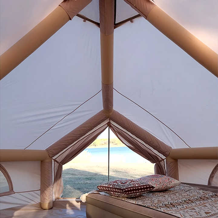 3/4/5/6/7 Meters Camping Canvas PU 3000mm Inflatable Yurt