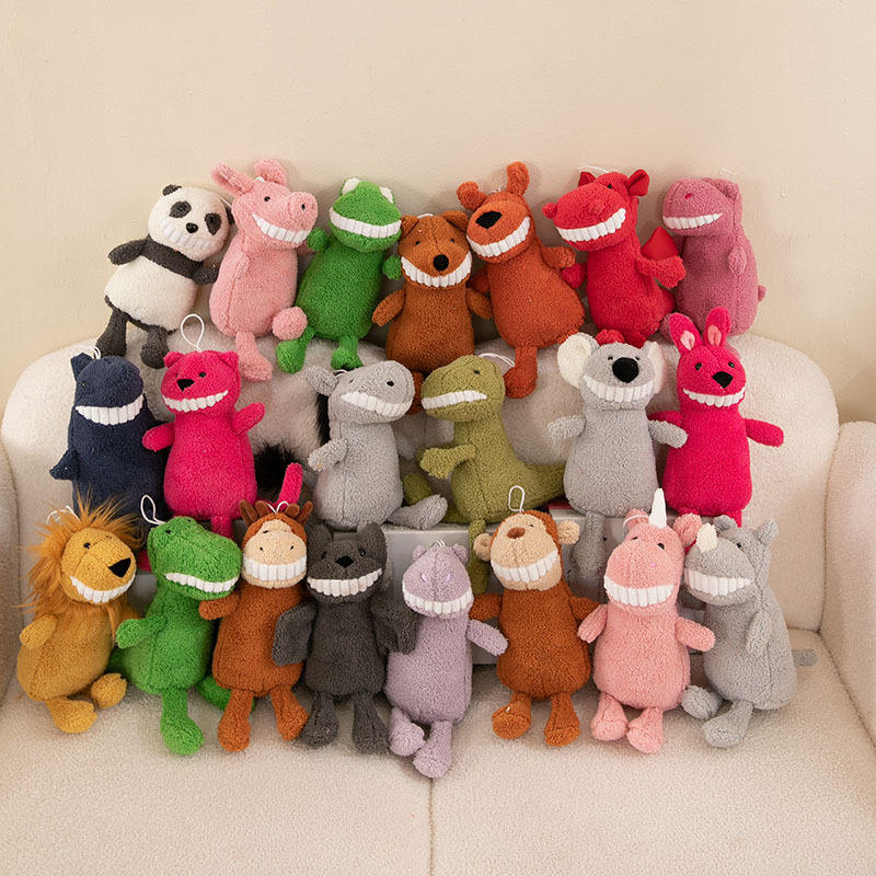 Smile White Teeth Jungle Forest Animal Dolls Dinosaur Lion Fox Pig ...